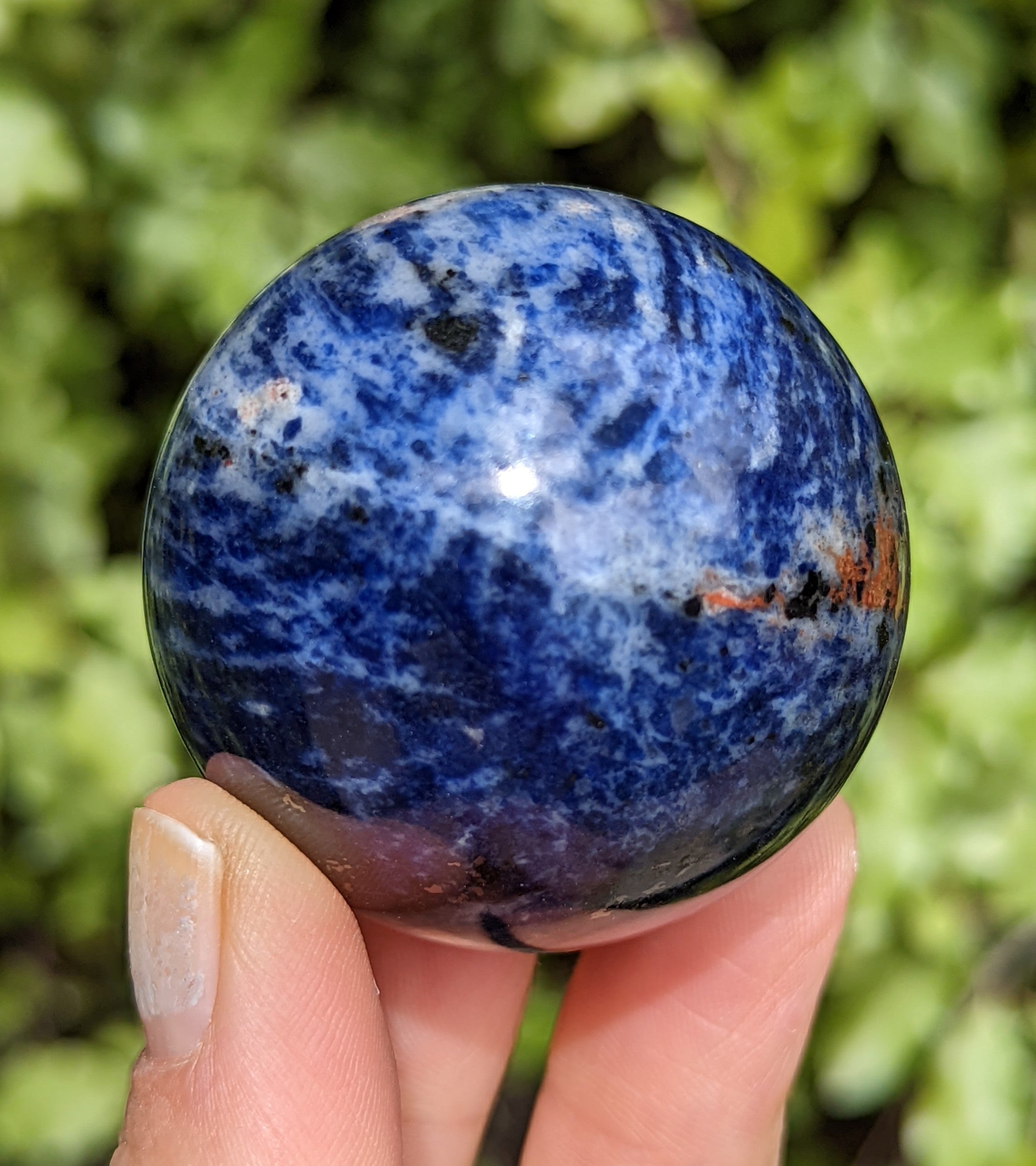 Sodalite Sphere – True Crystals